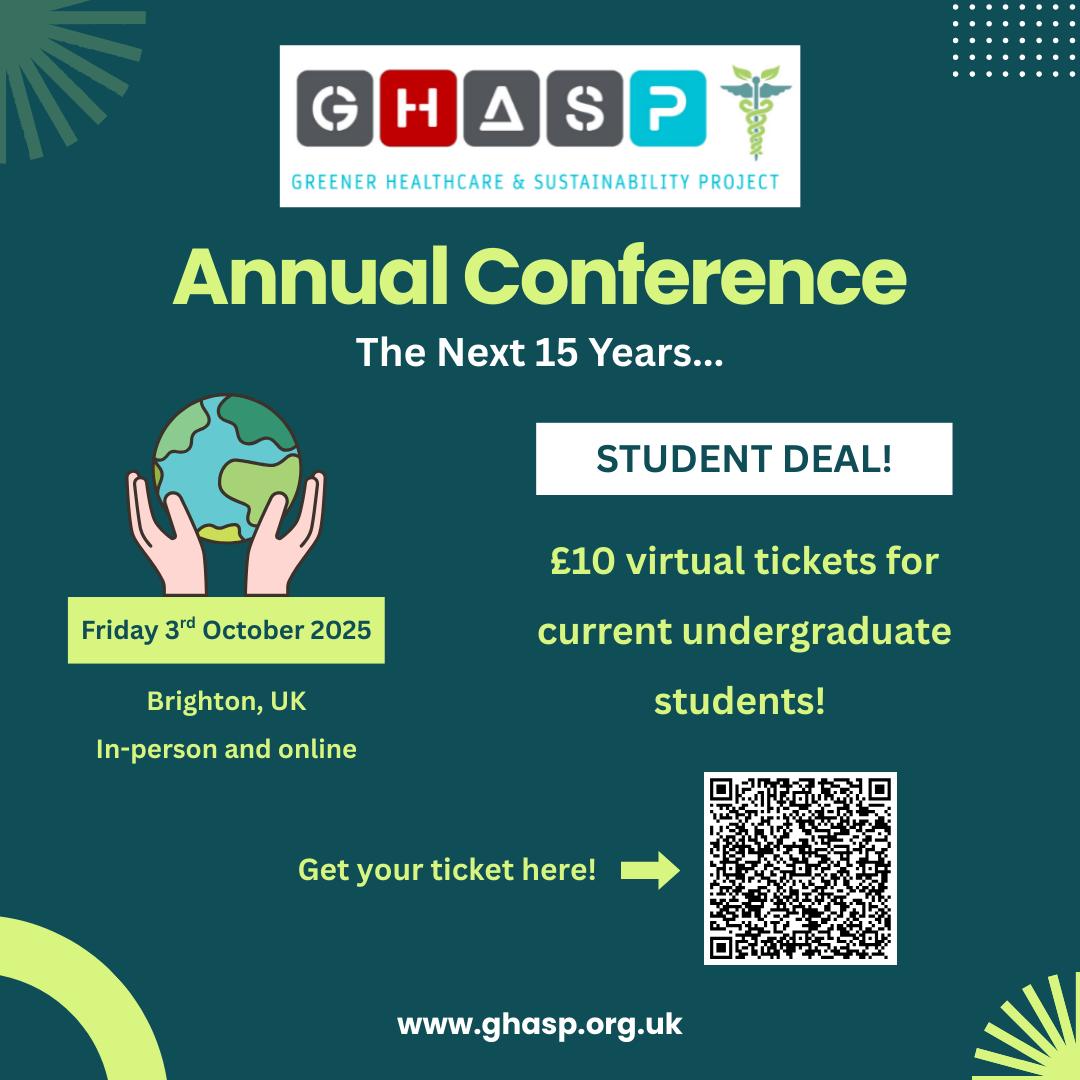 Greener Healthcare and Sustainability Project (GHASP) Annual Conference ...