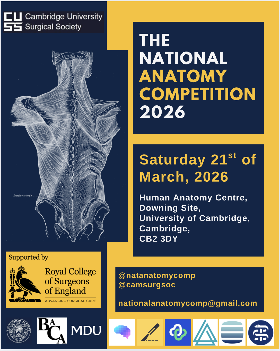 The National Anatomy Competition 2026 - ICSMSU